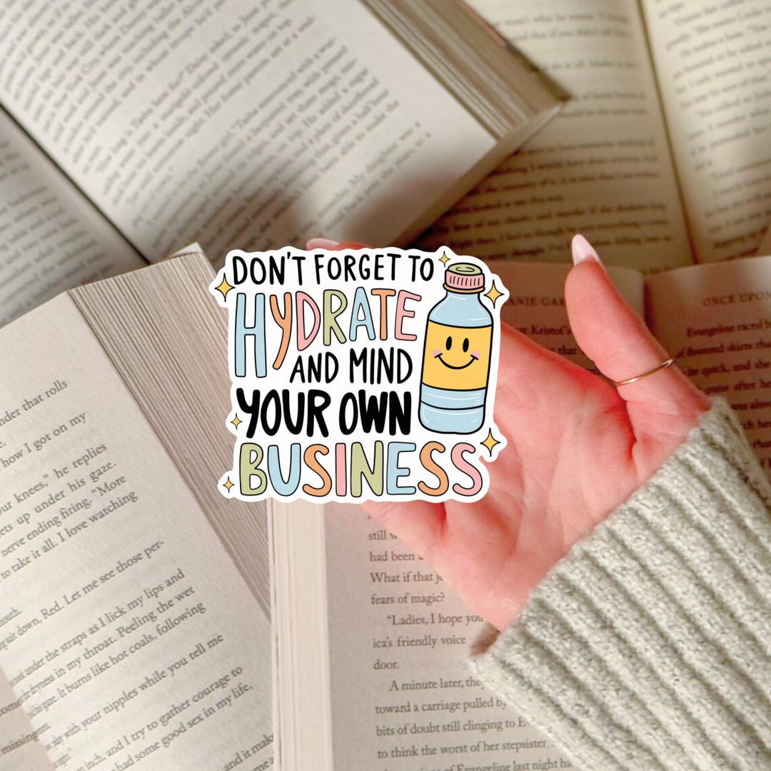 POTS Syndrome Self Care Reminder Funny Sticker for Daughter Hydration ...