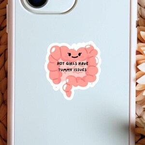 Celiac Disease Sticker Funny Stomach Problems Decal for Hot Girl Gluten ...