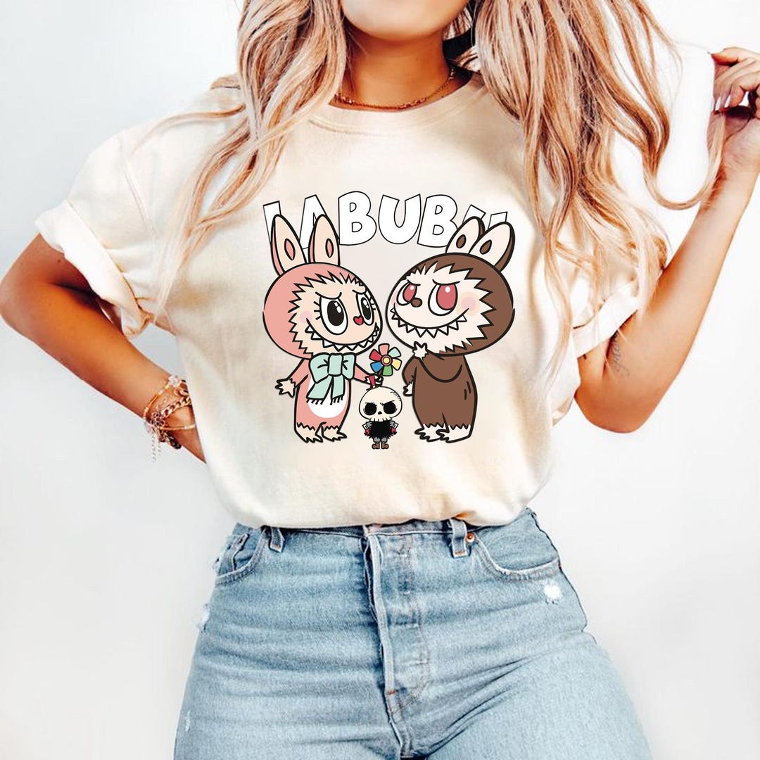 Labubu Coquette Tee, Cute Labubu Tshirt, Labubu Graphic Tee, Labubu the ...
