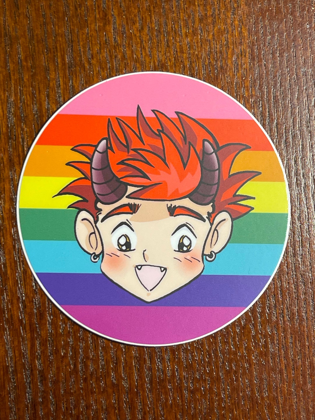 Rainbow Pan -vinyl Sticker/decal - Etsy