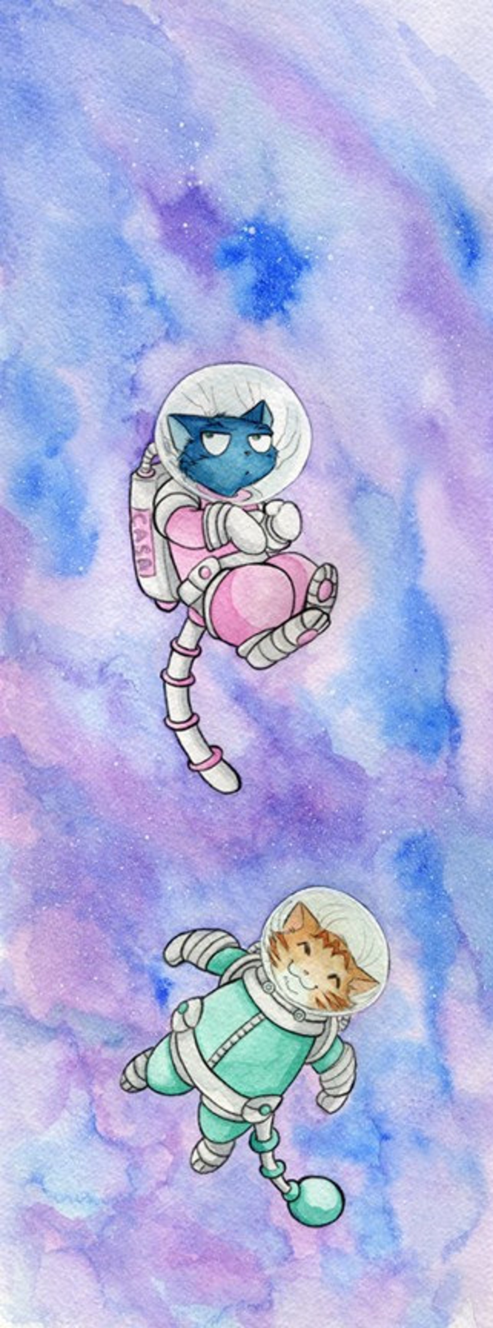 Floating in Space Print - Etsy