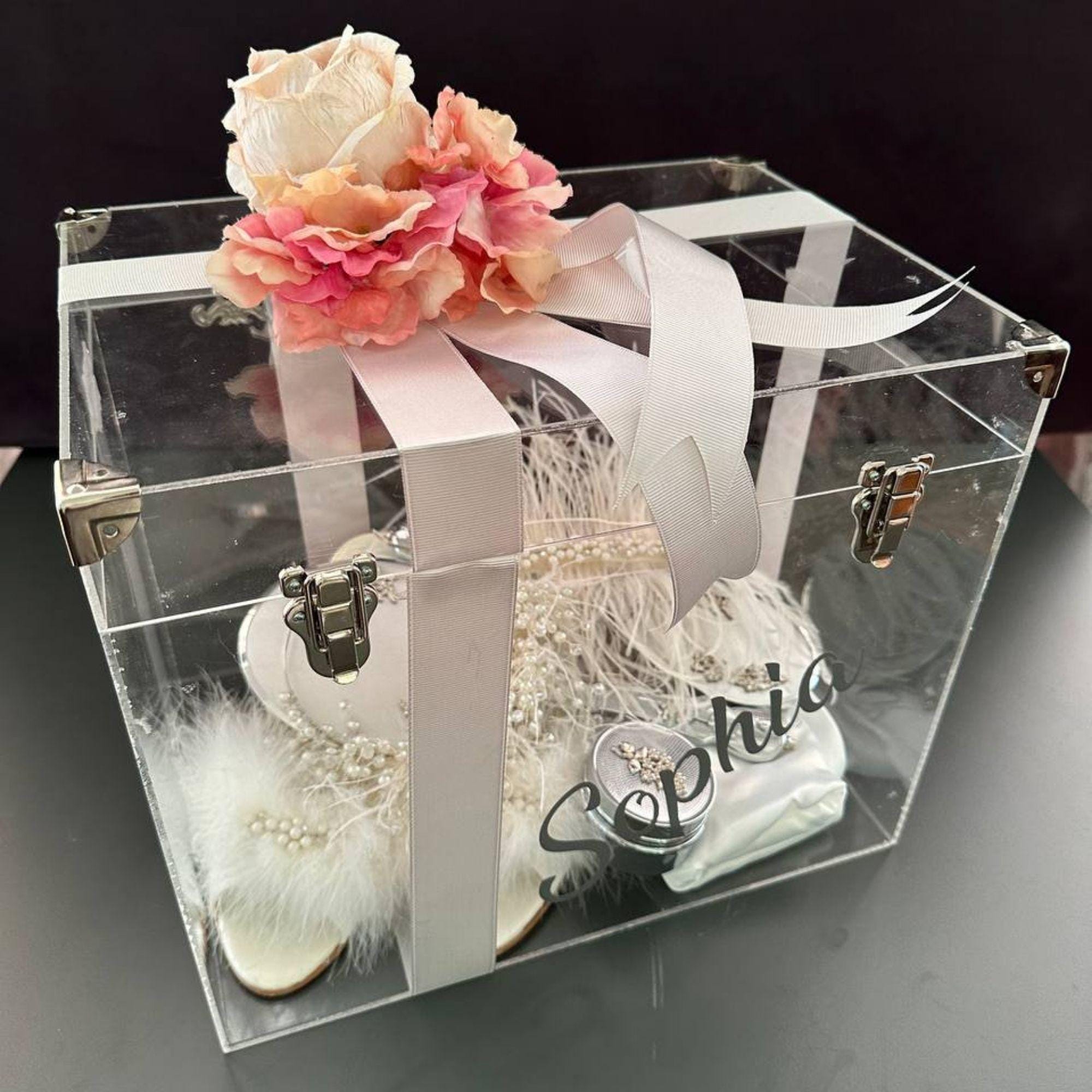 Personalized Wedding Gift Box | Bridal Chest | Engagement or Bridesmaid ...