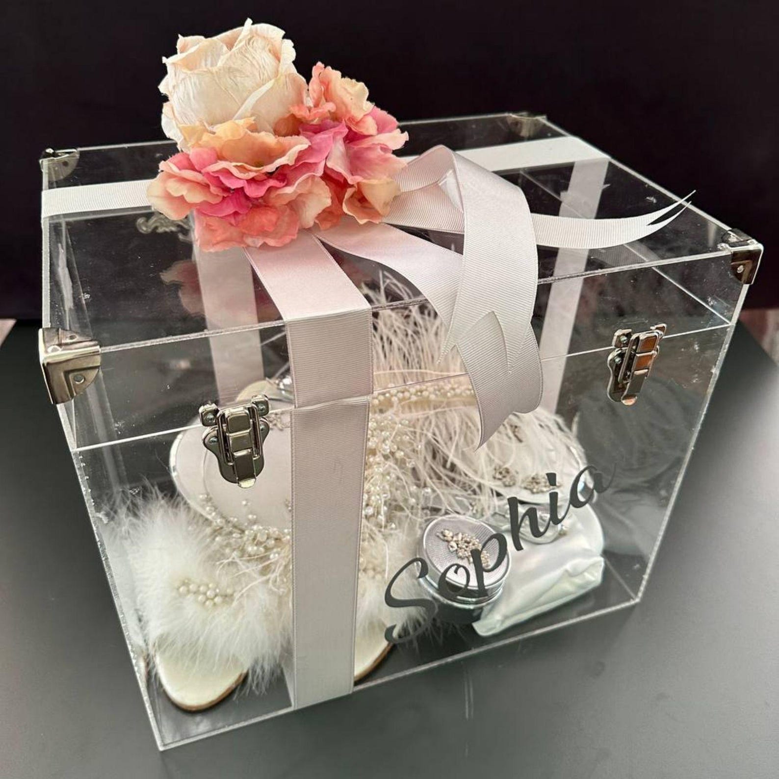 Personalized Wedding Gift Box | Bridal Chest | Engagement or Bridesmaid ...