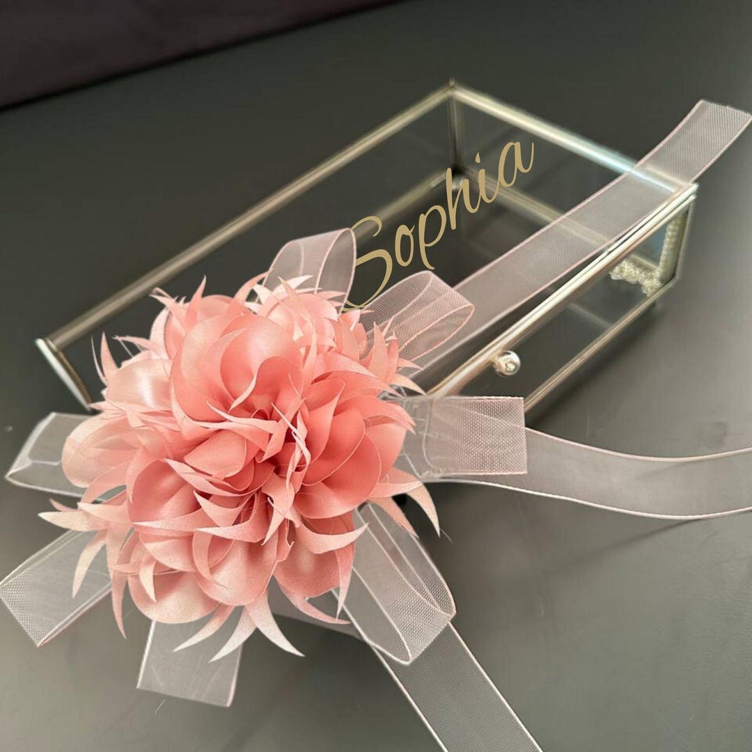 Gold Metal Frame Glass Display Box | Personalized Keepsake - Etsy