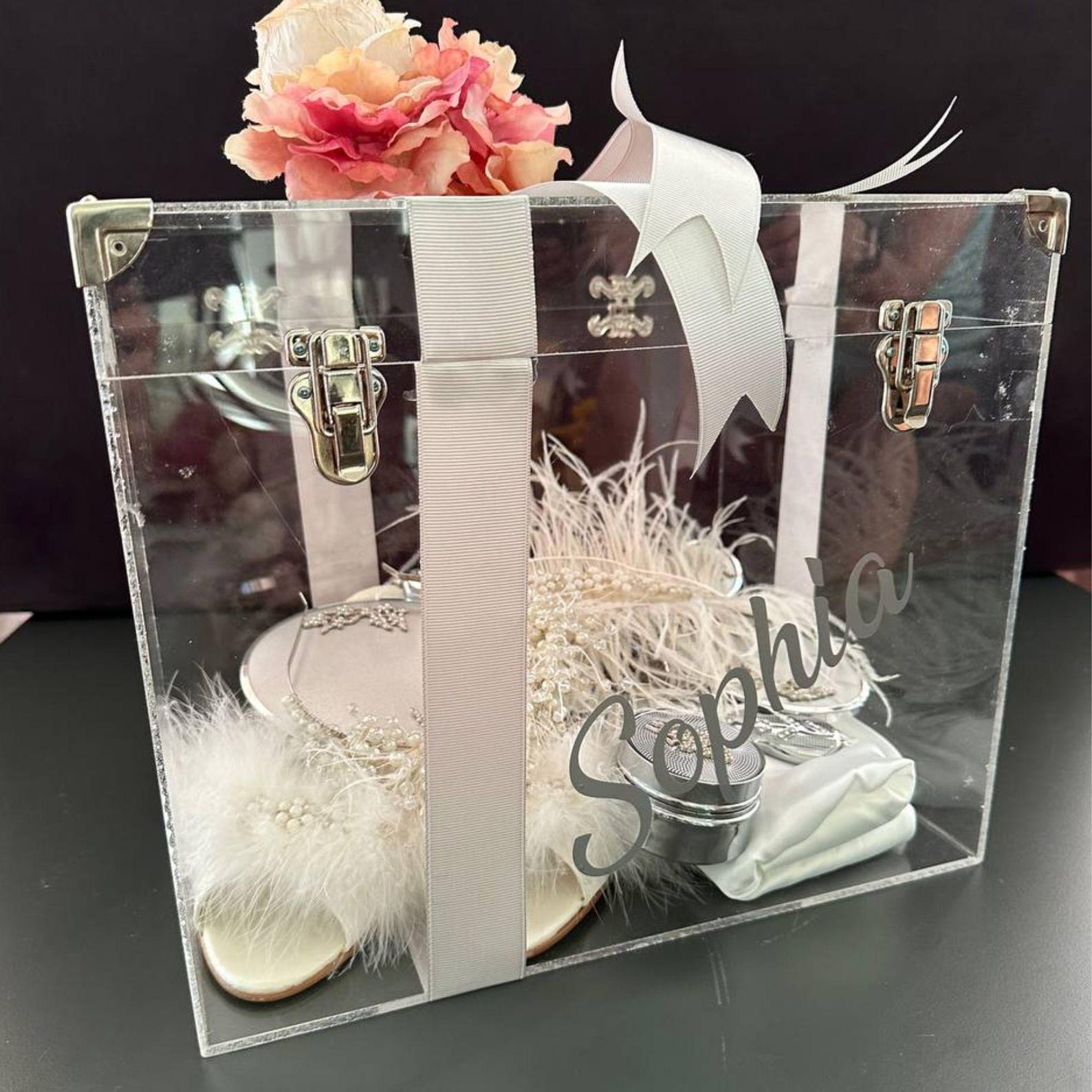 Personalized Wedding Gift Box | Bridal Chest | Engagement or Bridesmaid ...