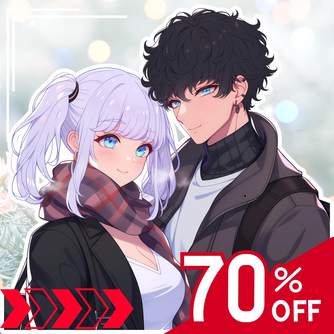 Custom Couple Anime ART, Cute Anime PFP, Couple Anime PFP, Family ...