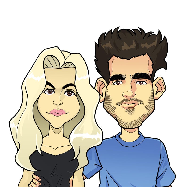 CARICATURE PORTRAIT , Caricature Cartoon Portrait, Funny Portrait ...