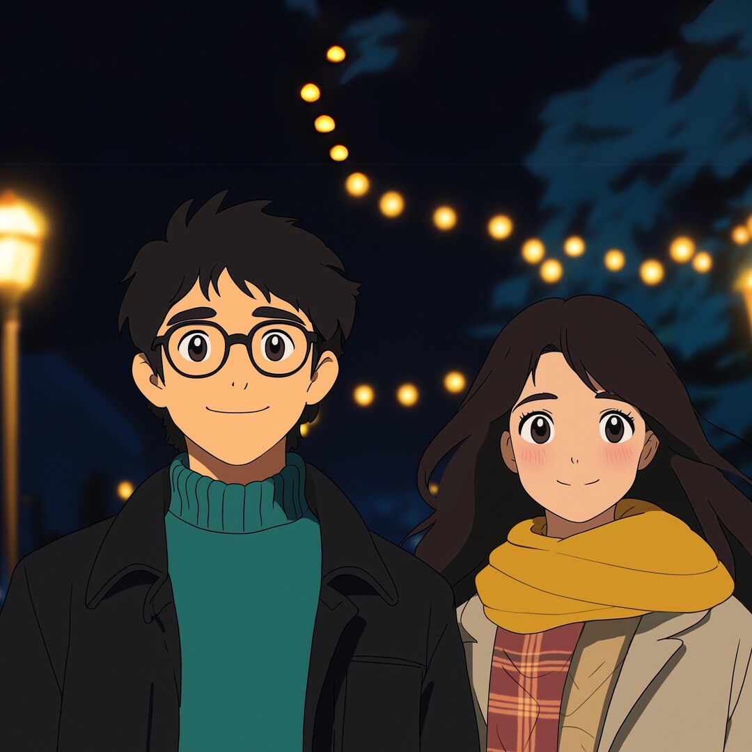 GHIBLI PORTRAIT, Custom Portrait, Anime Portrait, Custom Ghibli, Family ...