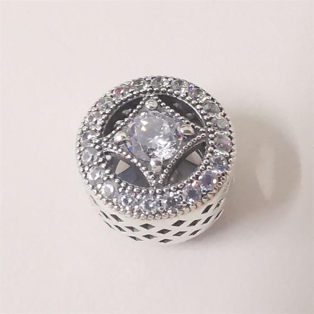 Pandora Sterling Silver Vintage Allure Charm ALE 925 - Etsy