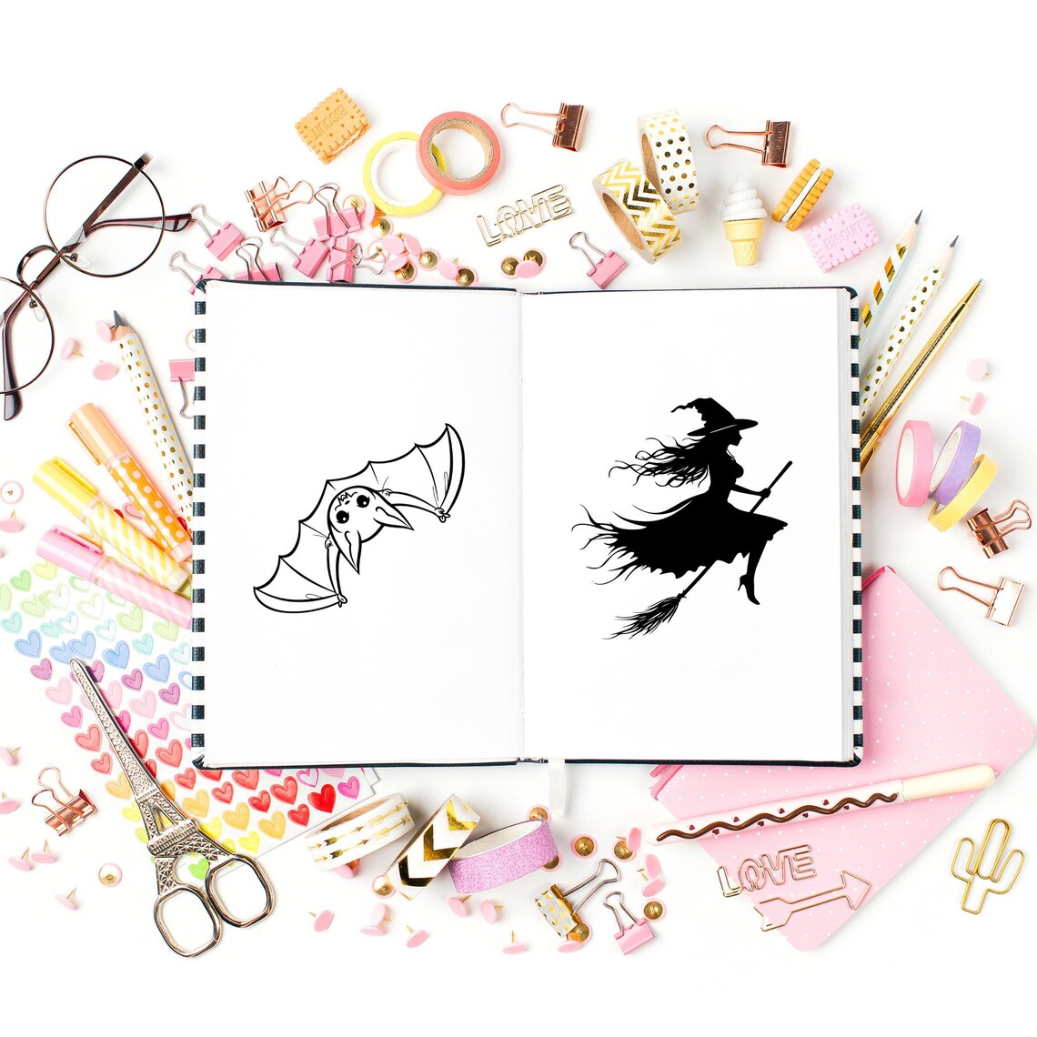 300 Plus Mega Bundle Halloween Clip Art Png & SVG , Halloween PNG ...