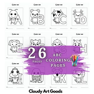 ABC Coloring Pages, Kids Artwork, Preschool Printables, Kids Worksheets ...