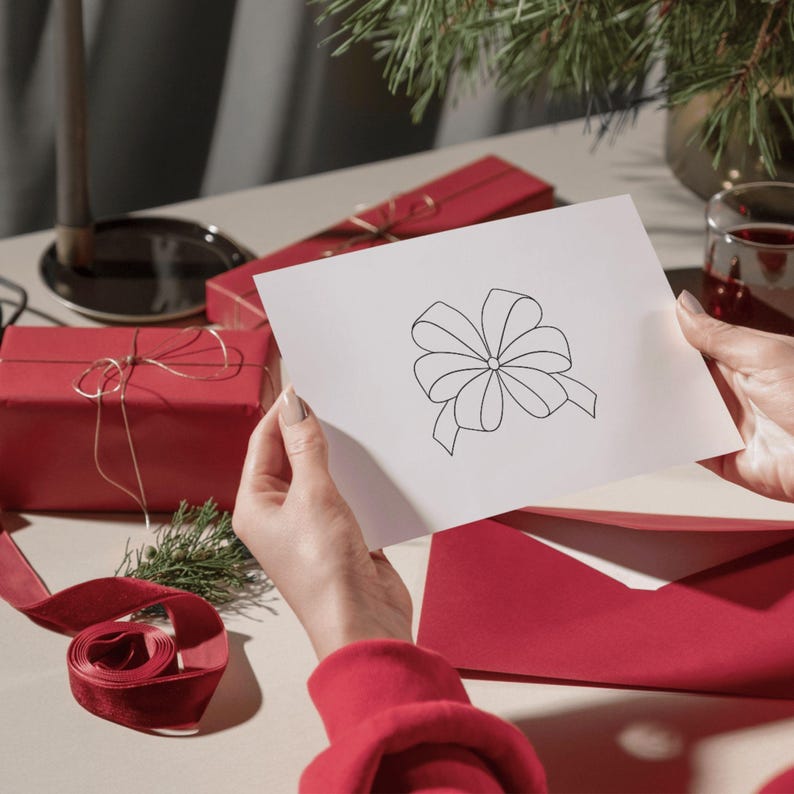 Ribbon Bow Line Art Clipart SVG and PNG | Transparent Background | Bow ...