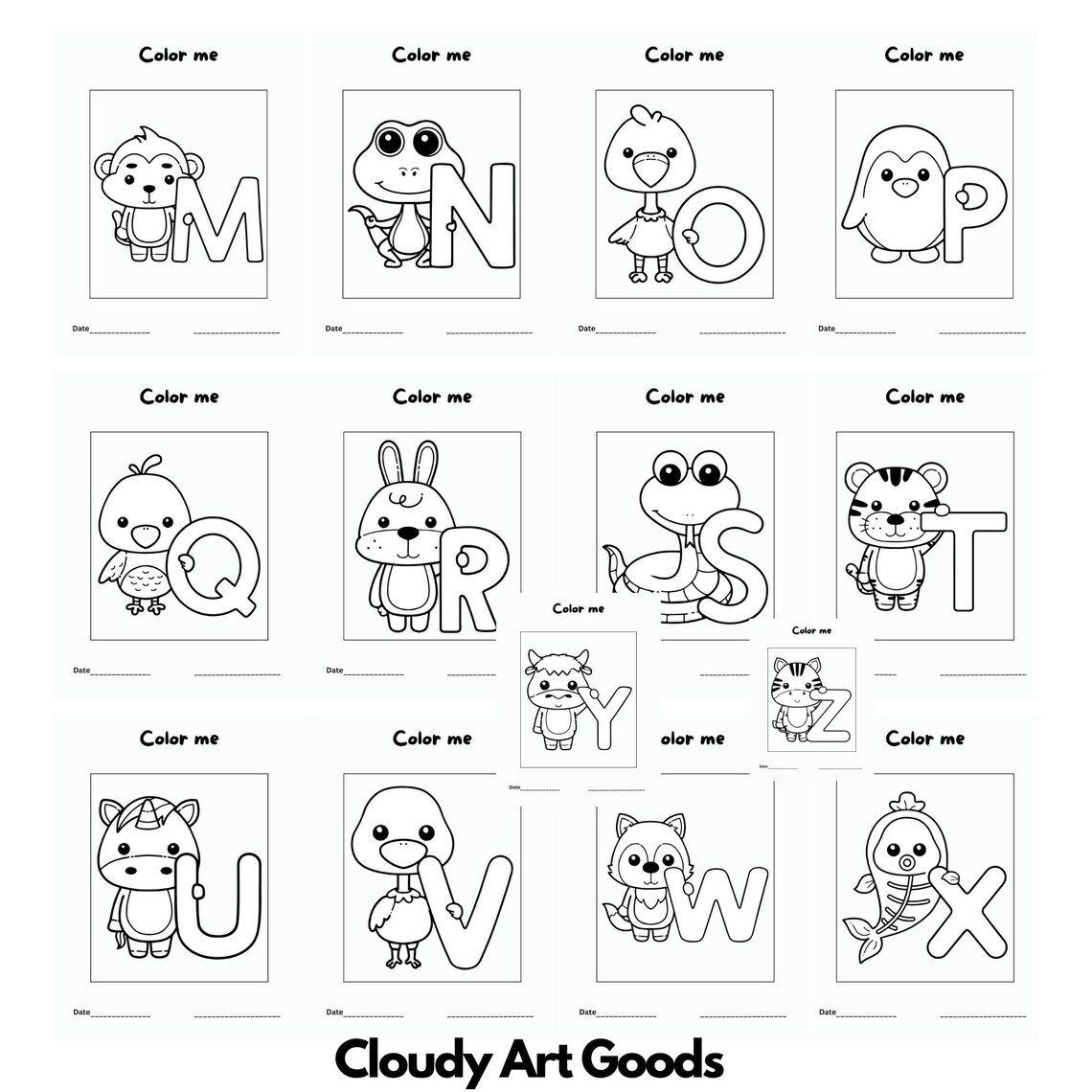 ABC Coloring Pages, Kids Artwork, Preschool Printables, Kids Worksheets ...