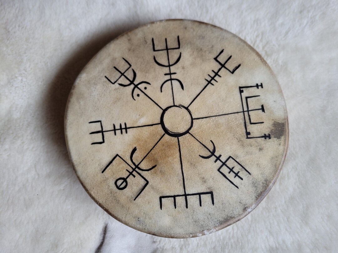 Handcrafted Shamanic Hand Drum - 12 Inch - Etsy
