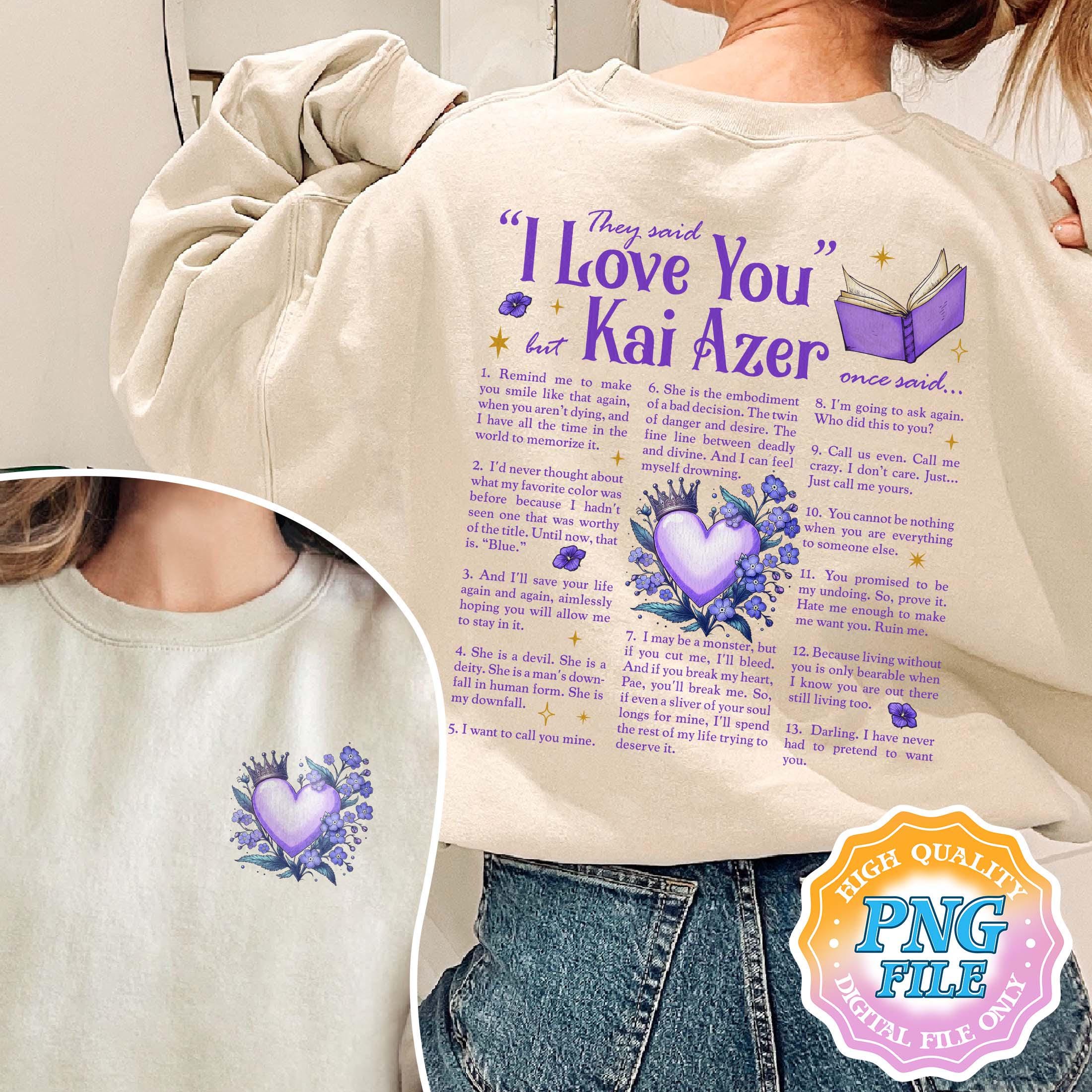 I Love You in Powerless PNG Digital Download, Kai Azer Powerless PNG ...