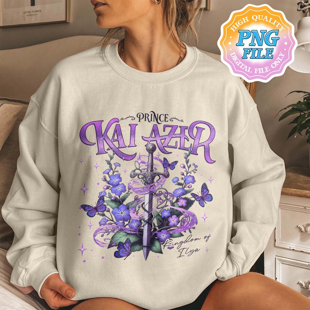 Prince Kai Azer Powerless PNG Digital Download, Booktok Merch, Fantasy ...