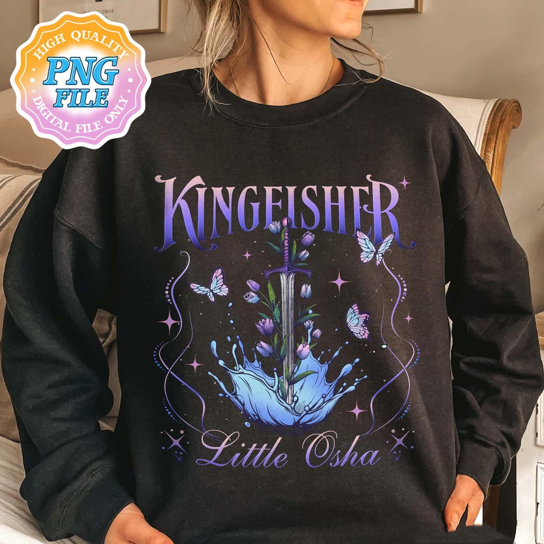 Quicksilver Book Kingfisher PNG Digital Download, Fantasy Bookish Merch ...