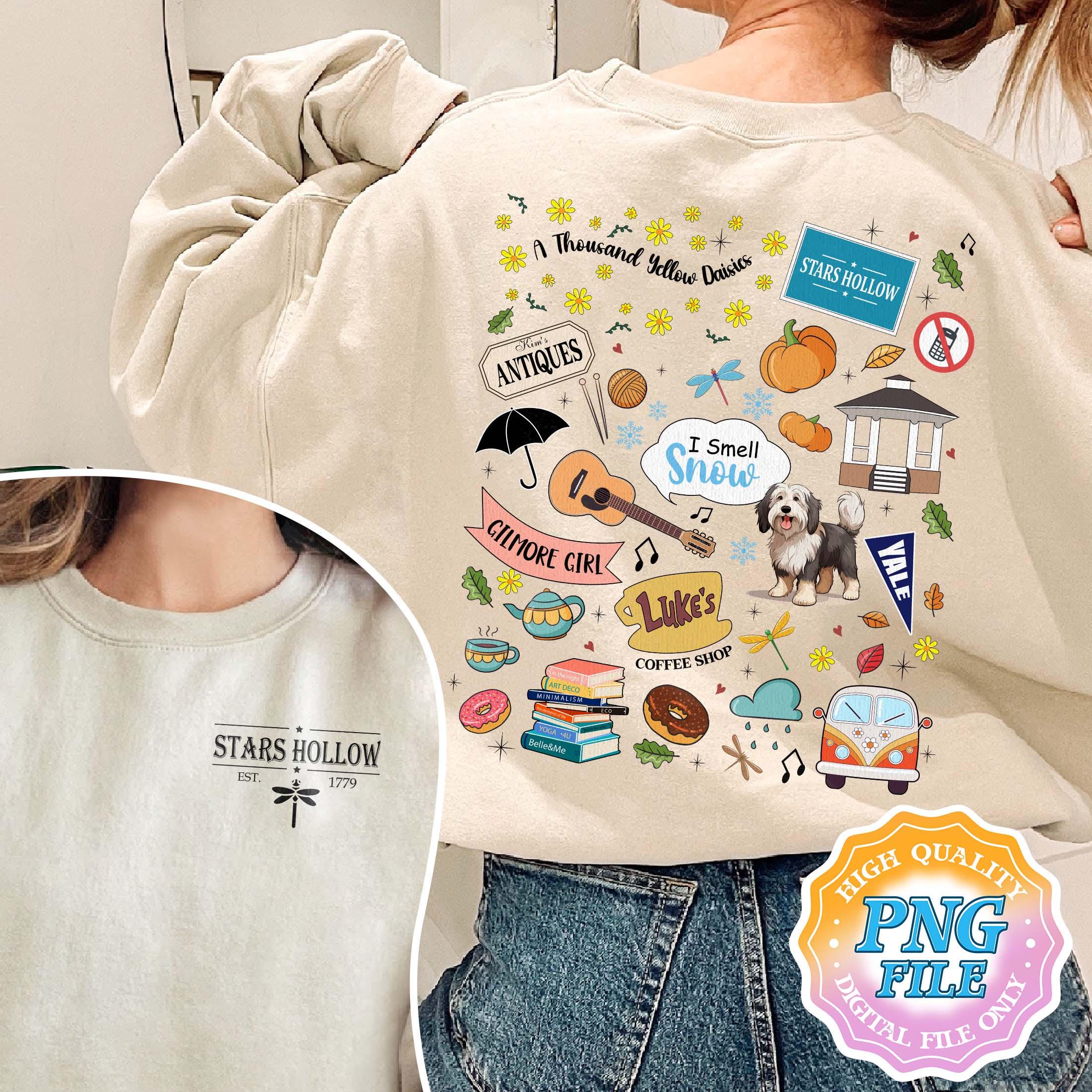 Stars Hallow Digital Download PNG, Lukes Diner PNG, Retro Stars Hollow ...