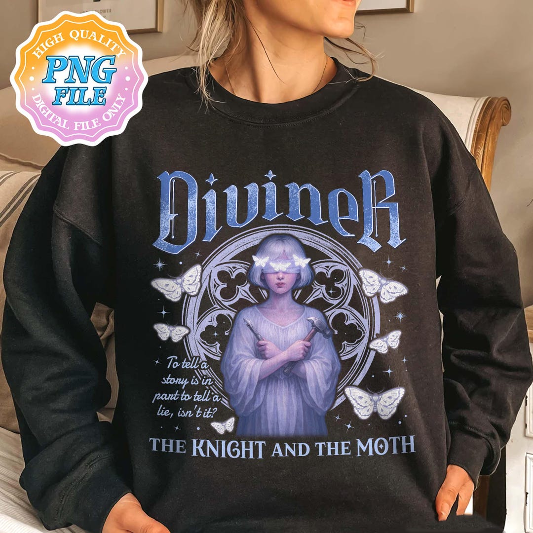 Diviner PNG Digital Download, the Knight and the Moth, Rory Tshirt ...