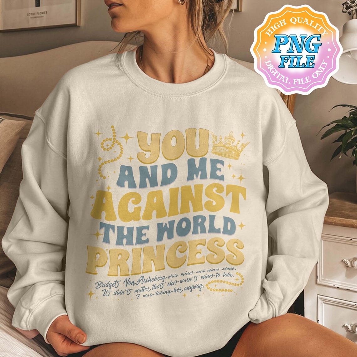 You and Me Against the World PNG Digital Download, Twisted Games ...