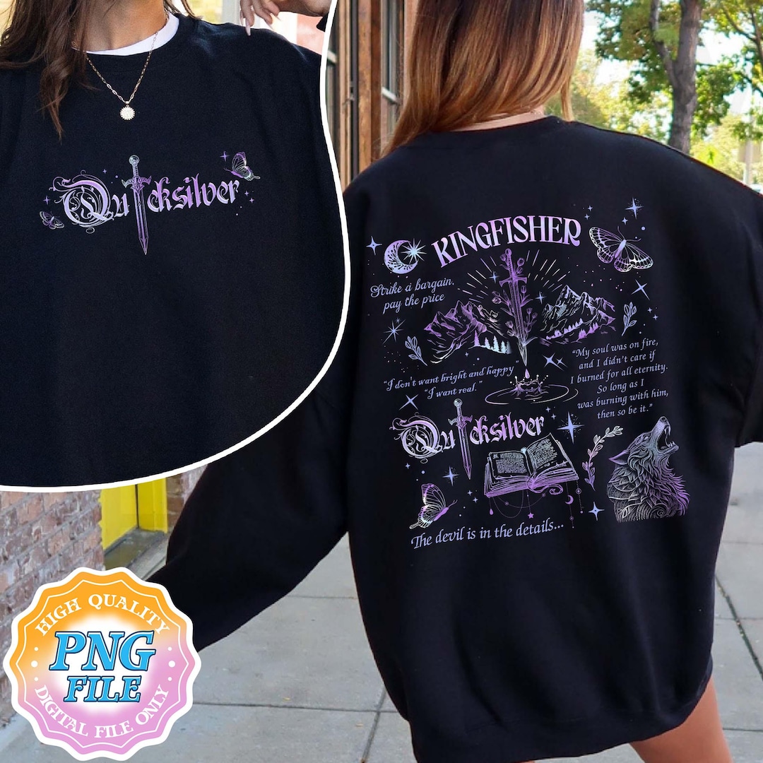 Quicksilver Series PNG Digital Download, Fantasy Bookish Merch ...