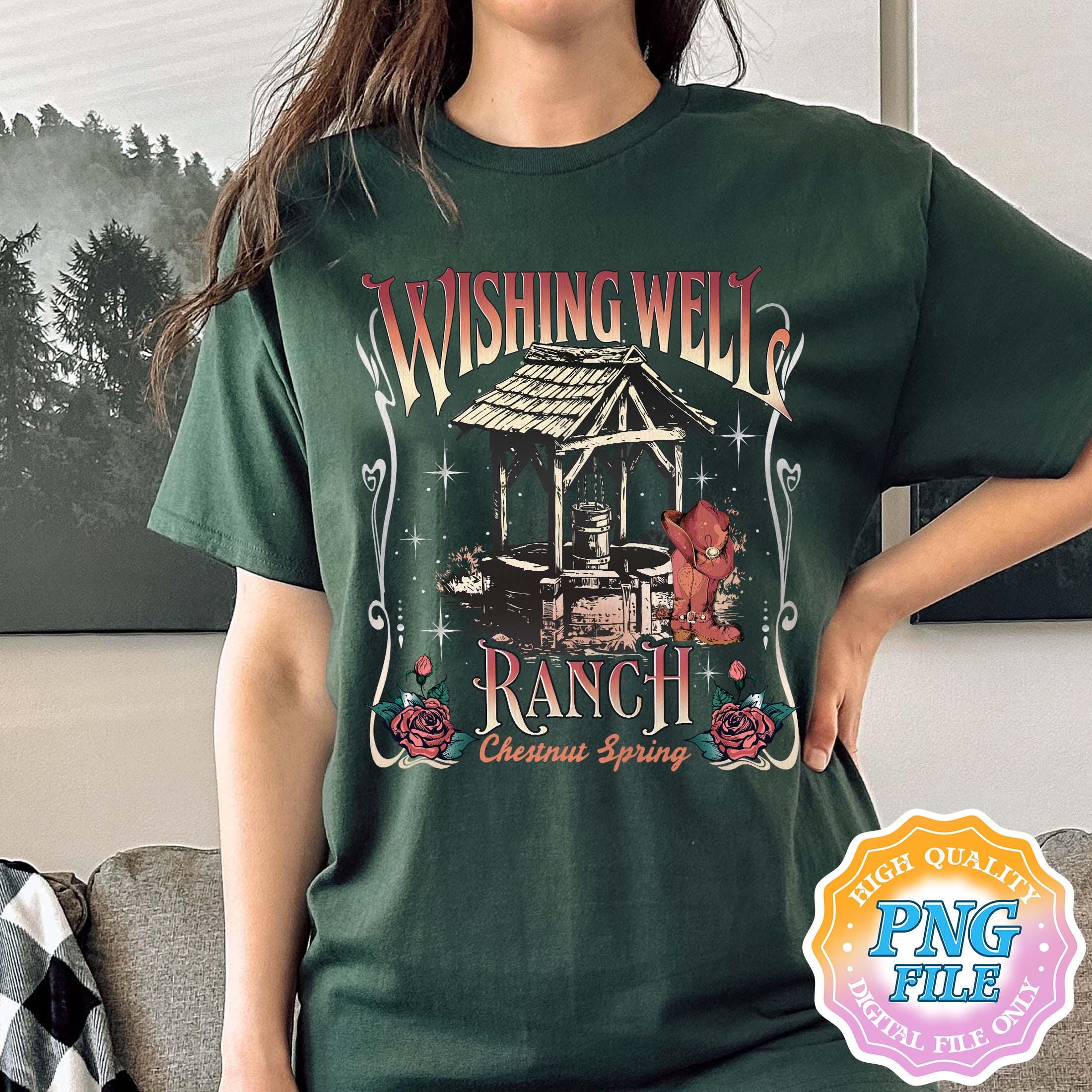 Wishing Well Ranch PNG Digital Download, Chestnut Springs Sublimation ...