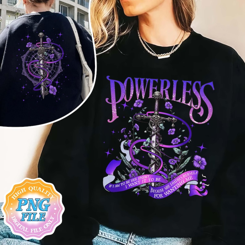 Powerless PNG Digital Download, Vicious Little Thing Powerless ...