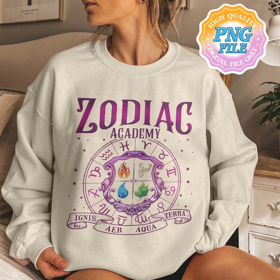 Zodiac Academy PNG Digital Download, Perfect Gift for Fans, Celestial ...