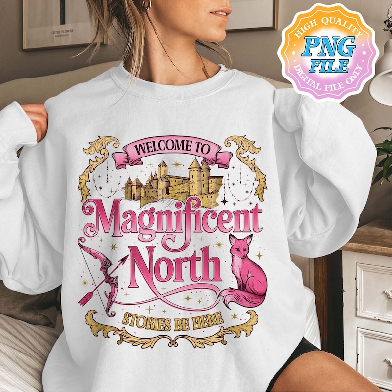 Magnificent North PNG Digital Download, Fantasy Reader Gift, Ballad of ...