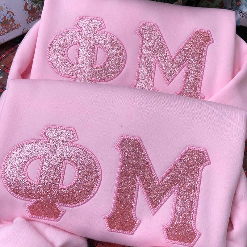 Sorority Letters Glitter - Etsy