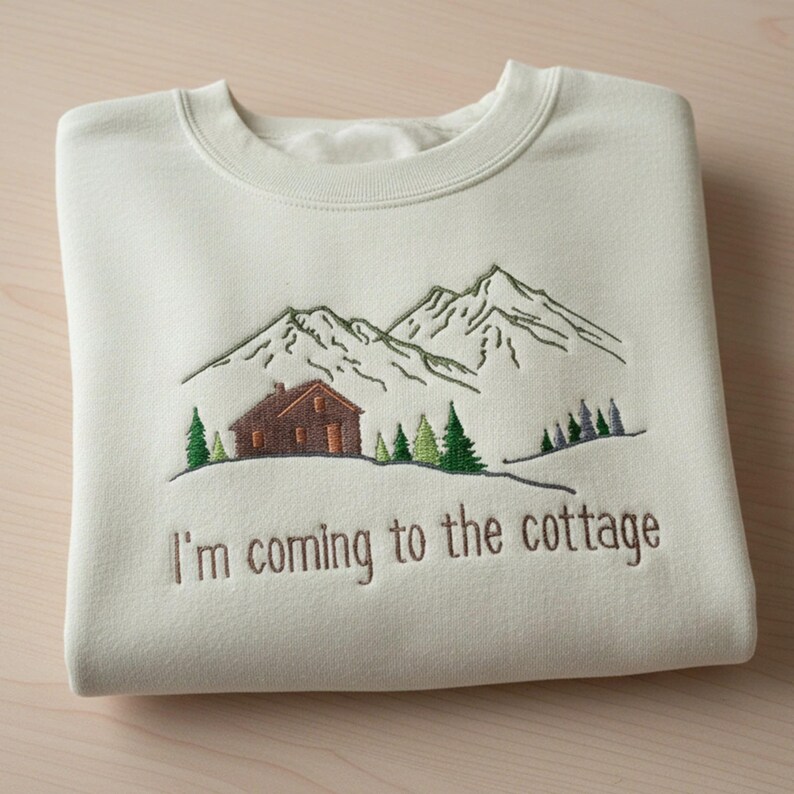 Heated Rivalry "i'm Coming to the Cottage" Embroidered Sweatshirt ...
