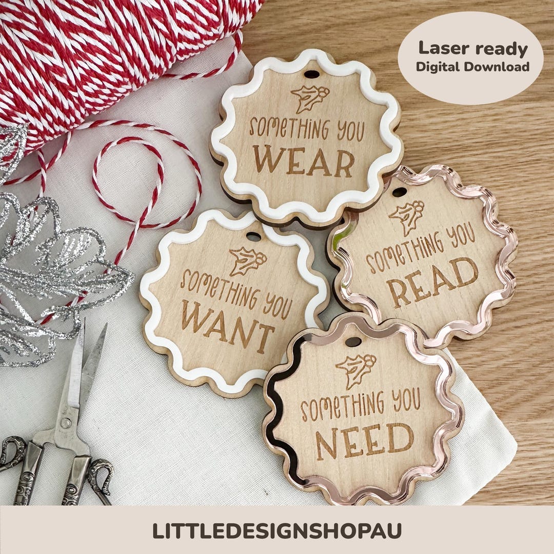 Svg Multilayer Laser Cut File | Something You Need, Want Christmas Gift ...