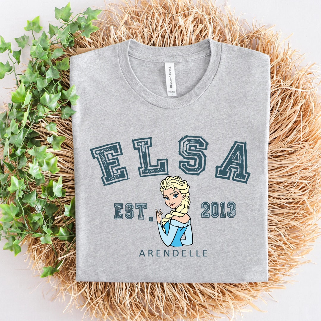 Elsa Disney Princess Characters Tshirt, Elsa Frozen Tee, Els Disney ...