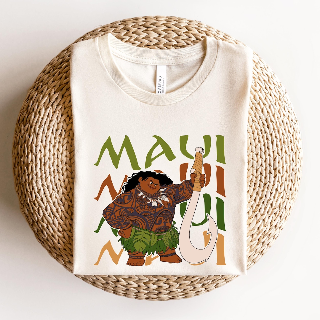 Moana Maui Tshirt, Disney Moana Character, T Shirt, Maui Tee ...