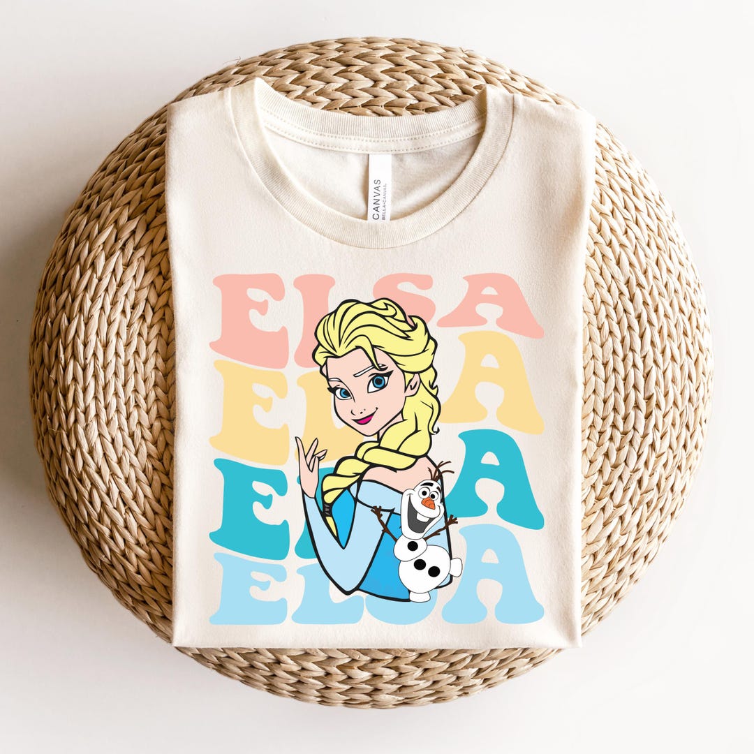 Elsa Frozen Shirt, Disney Elsa Character, Elsa Tshirt, Elsa Tee ...