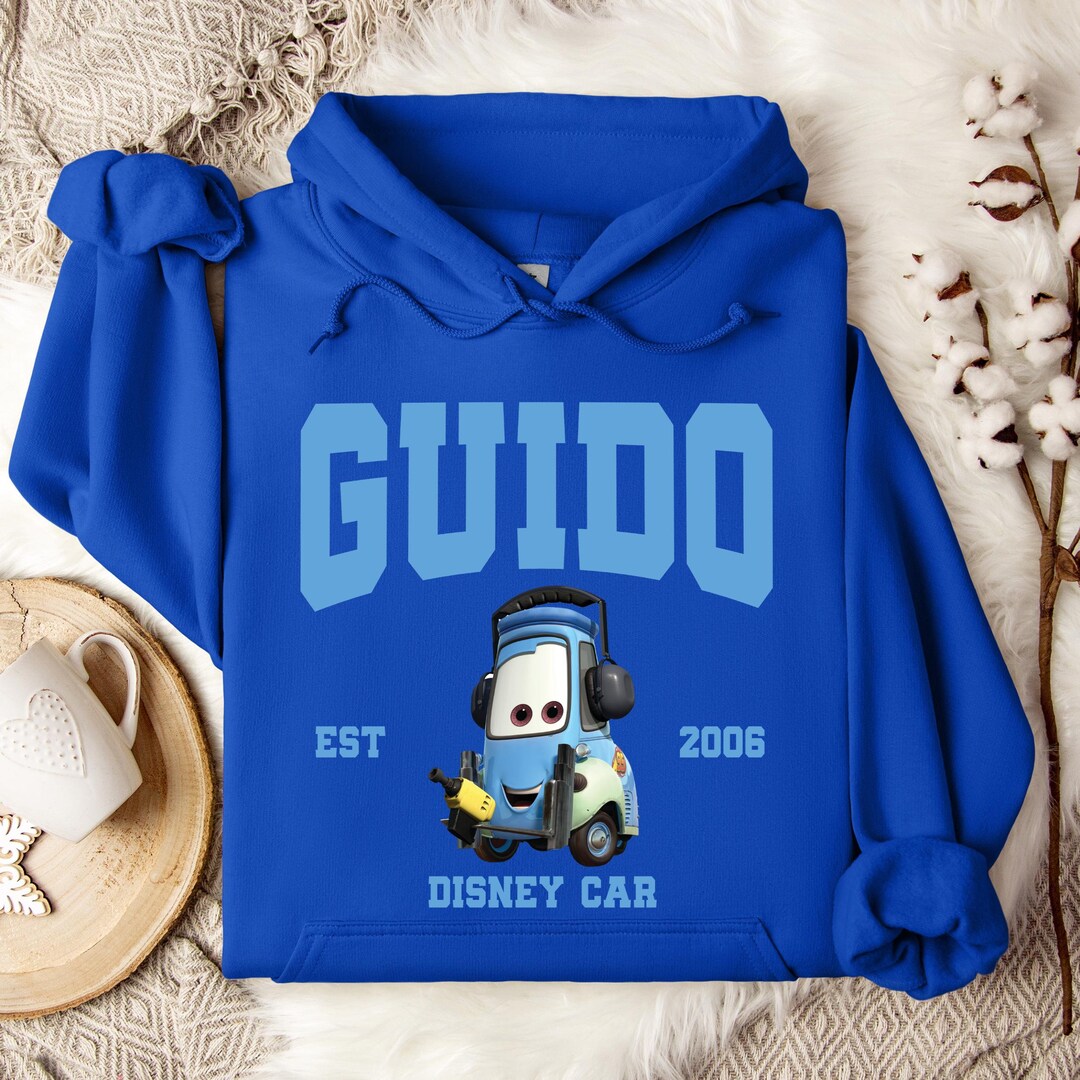 Cars Guido, Disney Guido Character, Guido Hoodie, Disney Trip ...