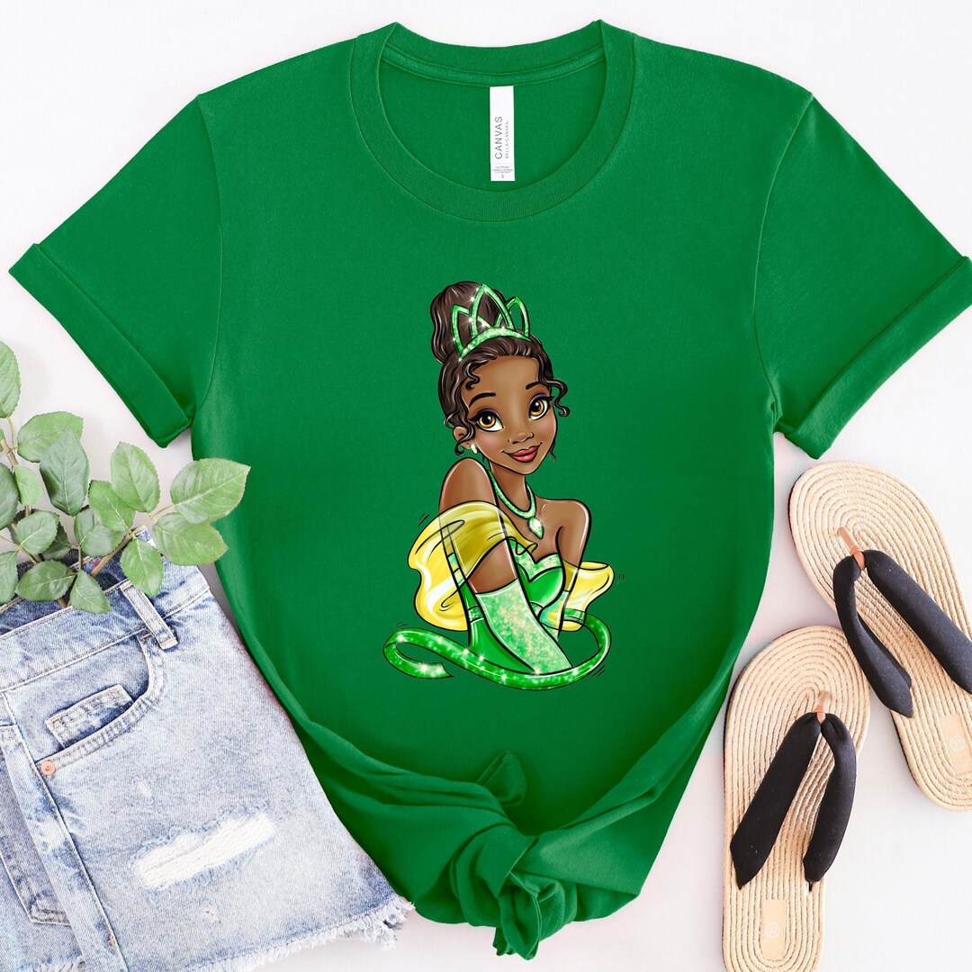 Tiana Disney Princess Characters, Tiana Character Tshirt, Tiana Tee ...