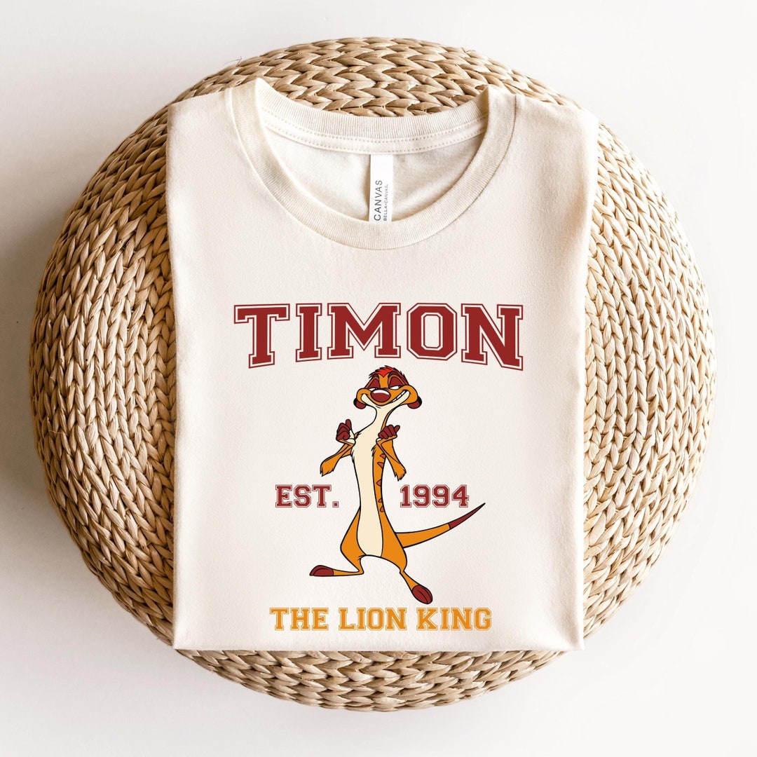 Timon the Lion King Shirt, Disney Timon Character, Timon Tshirt, Timon ...