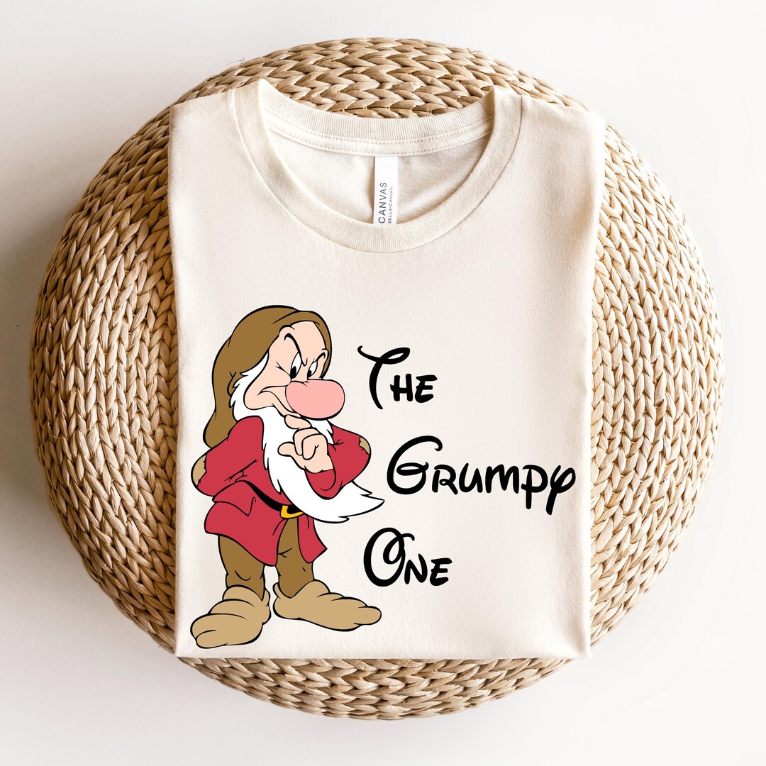 Grumpy One-snow White and the 7 Dwarf Shirt, Disney Grumpy Character ...