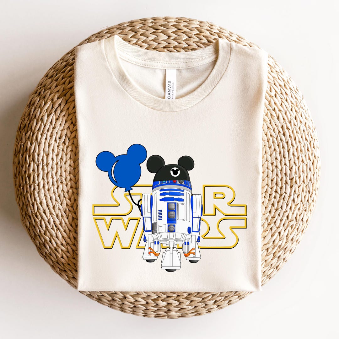 R2-D2 Star Wars, Disney R2-D2 Character, T Shirt, R2-D2 Tee, Disneyland ...