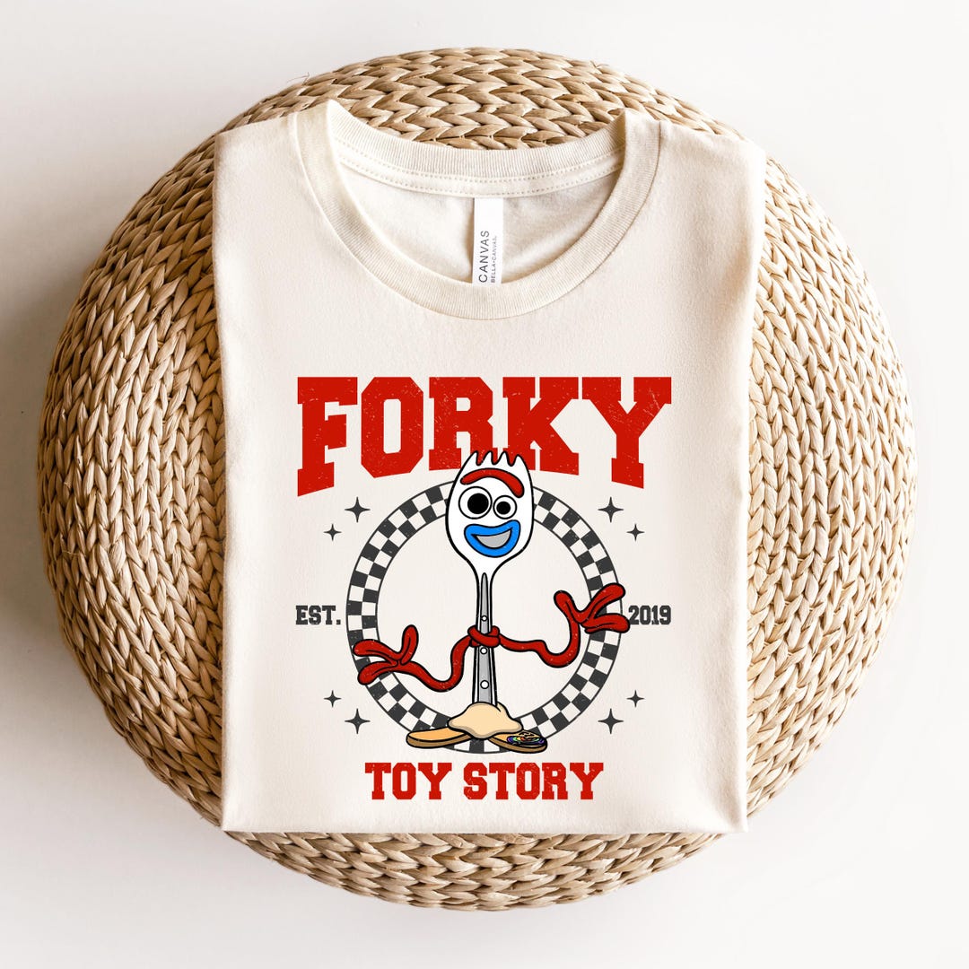 Toy Story Forky EST. Shirt, Disney Forky Character, Forky Tshirt, Forky ...