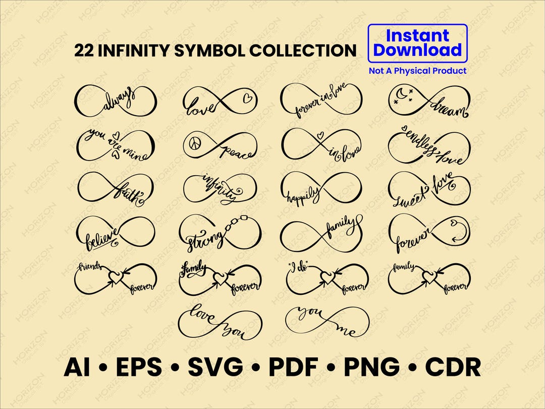 22 archivos SVG de infinito / Símbolo de infinito SVG / Infinito ...