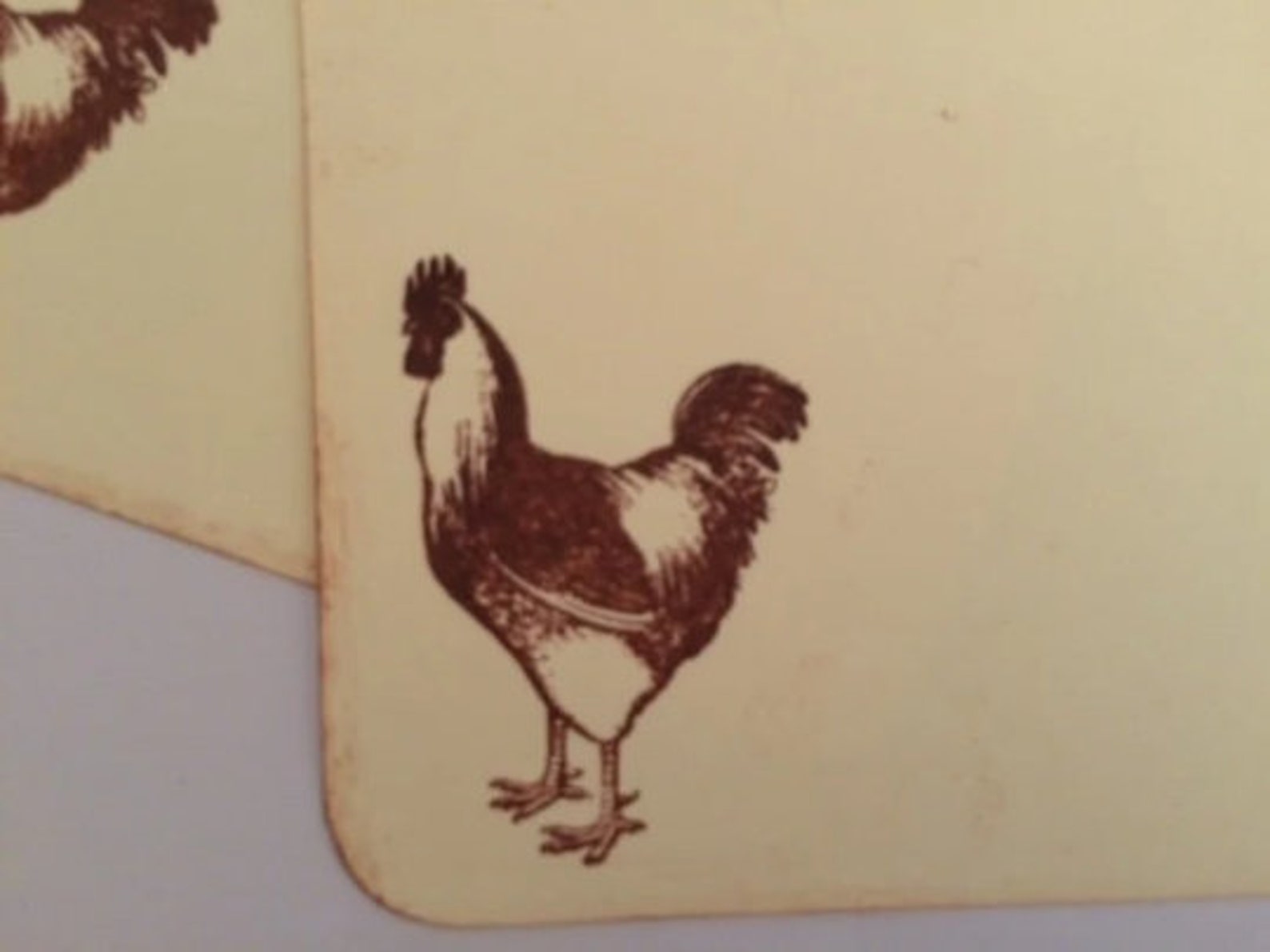 Rooster Note Cards With Envelopes, Set of 8 Gift Wrapped, Chicken Note ...