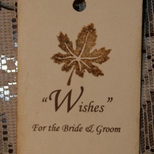 100 Fall Wedding Wish Tree Tags-wedding Wish Cards - Etsy