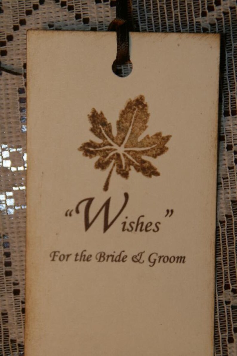 Fall Wedding Wish Tree Tags 100 - Etsy