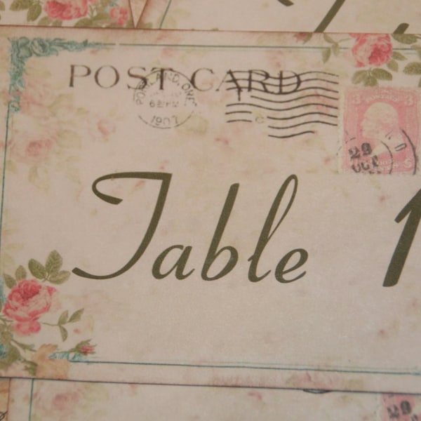 Vintage Table Number - Etsy