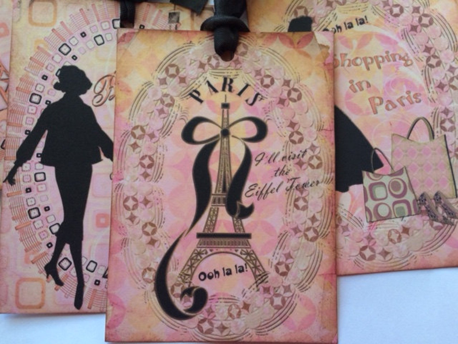 Paris Gift Tags - Etsy