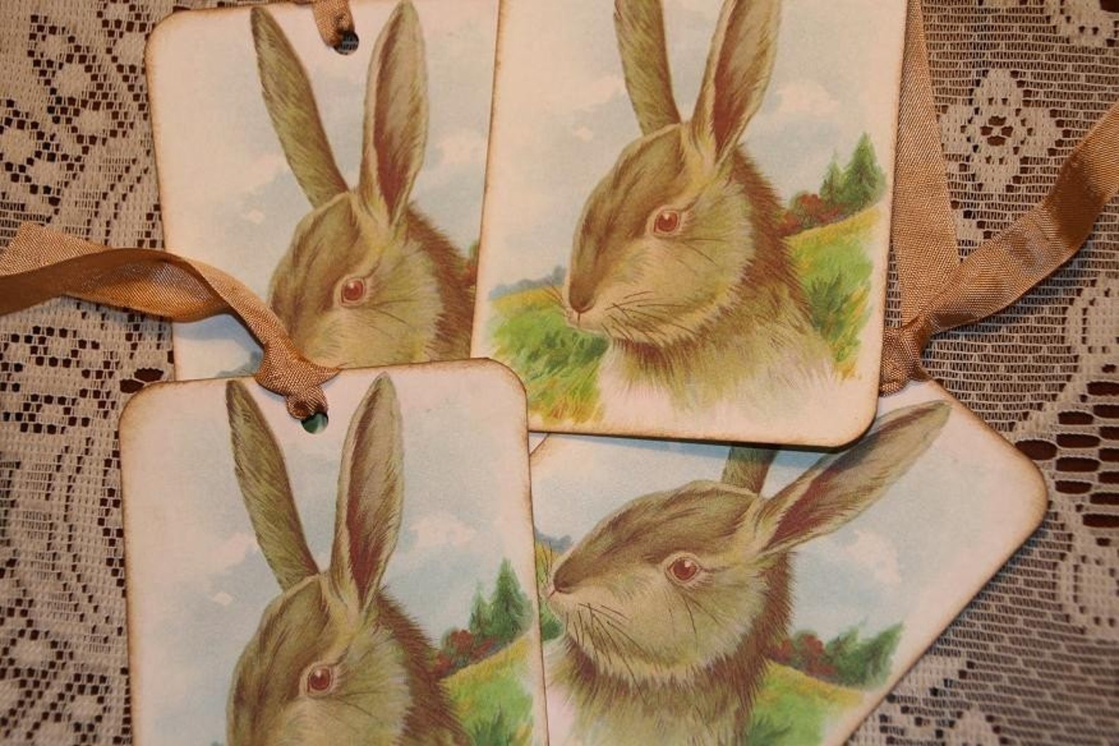 Bunny Rabbit Gift Tags - Etsy