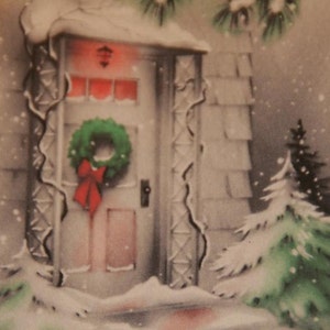 Christmas Tags, Winter Front Door Welcome, Vintage Christmas Gift Tags ...