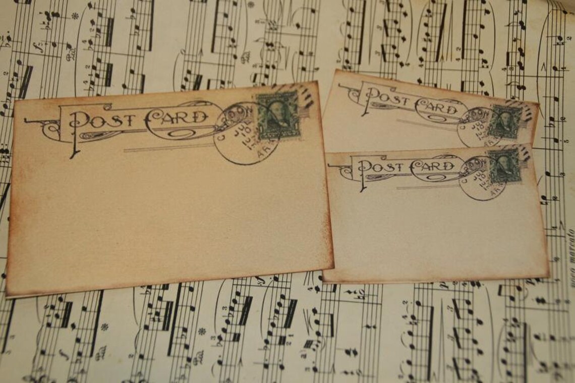 Wedding Table Number Cards Vintage Postcard Style Quantity - Etsy